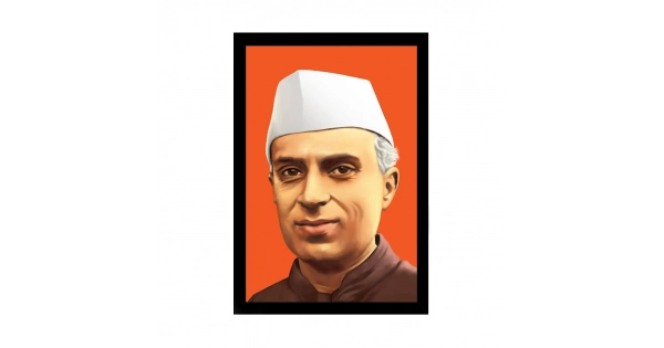 Dropship Generic Jawaharlal Nehru Painting with Synthetic Photo Frame ...