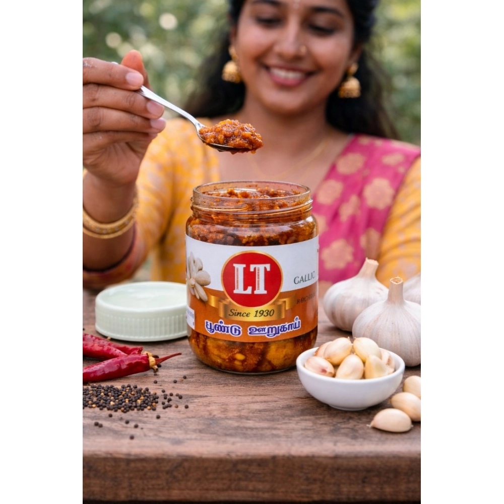 Dropship Generic Pack of_3 300GM LT Garlic Pickle Traditional Digestive ...