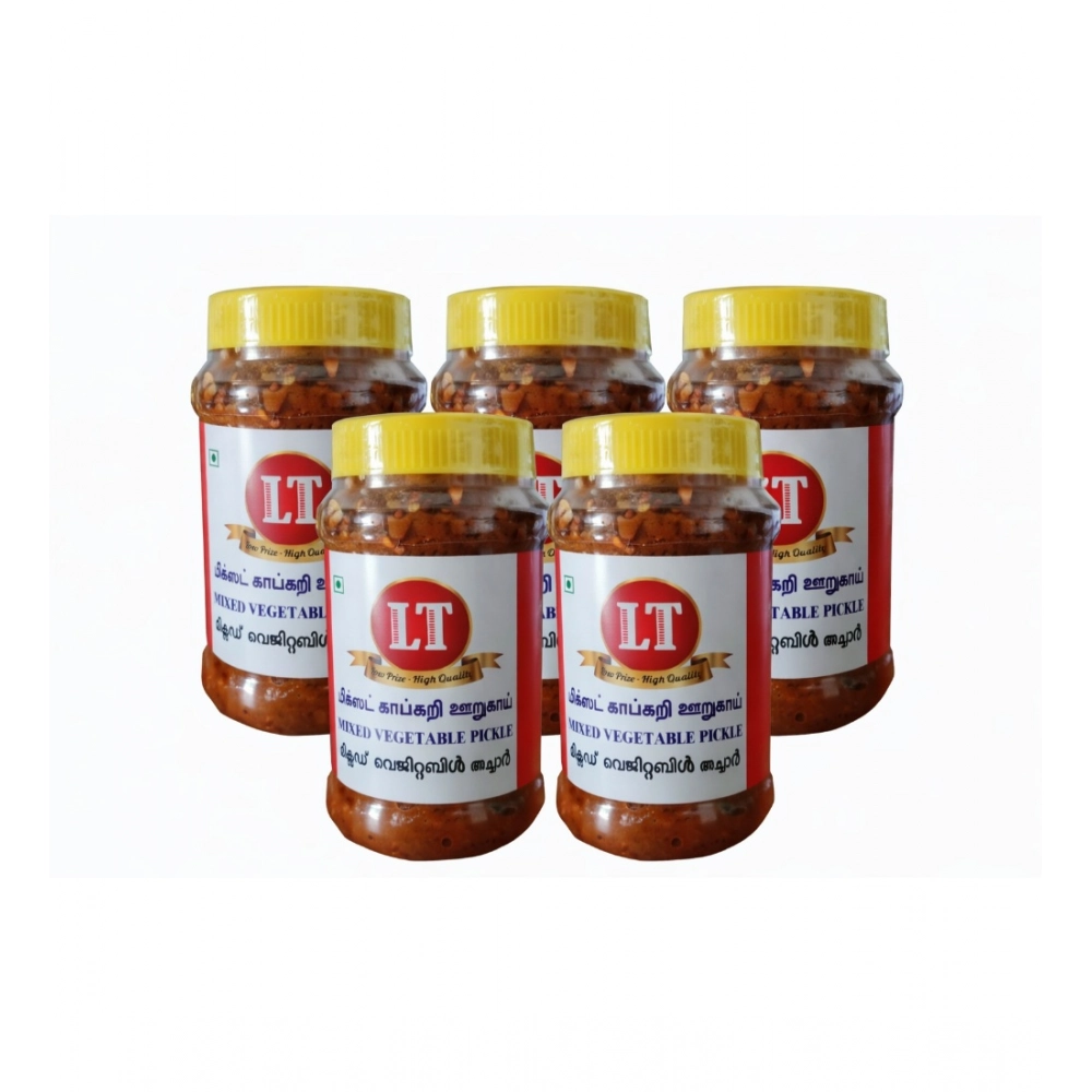Dropship Generic Pack of_5 100GM LT Mixed Veg Pickle Traditional ...