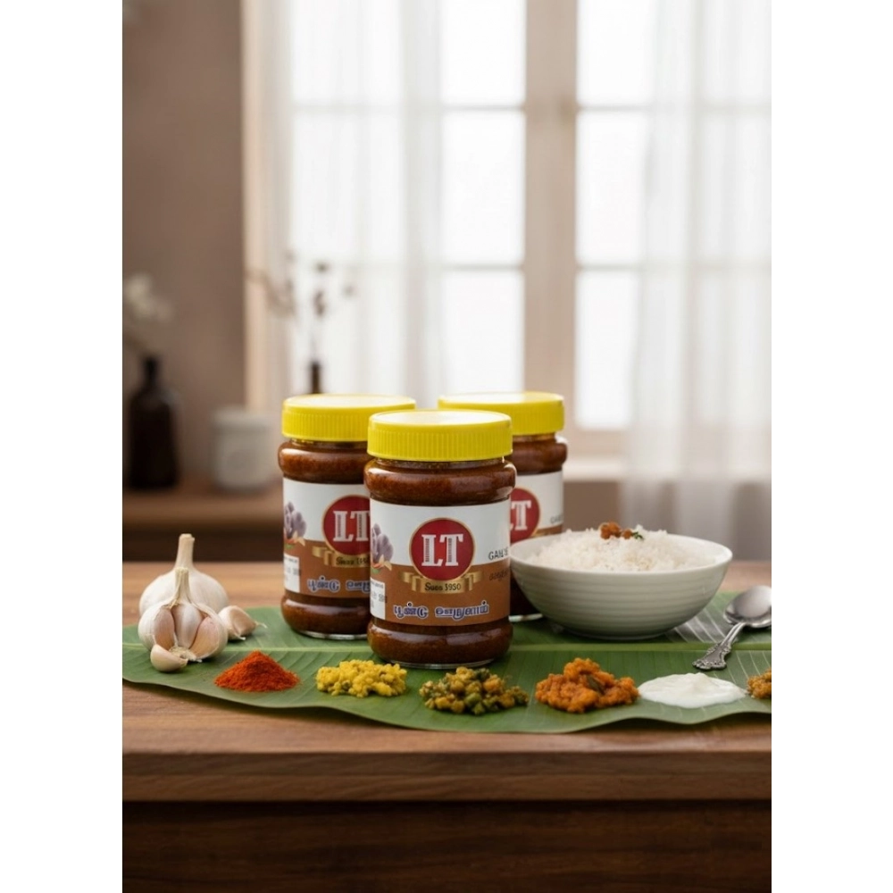 Dropship Generic Pack of_3 300GM LT Garlic Pickle Traditional Digestive ...